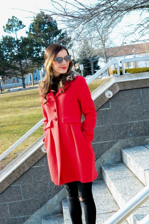 Kate Spade Wool Coat | A Winter Outfit & Kate Spade Look Alike Items