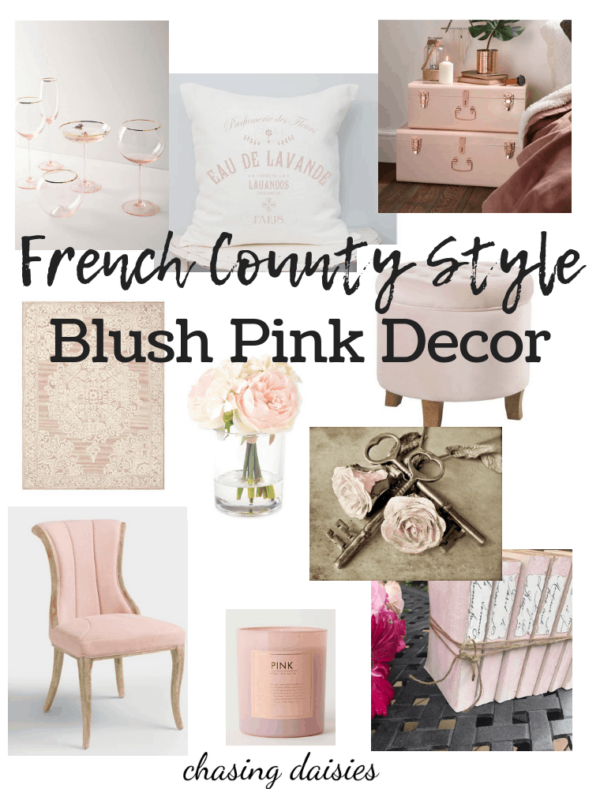 French Country Blush Decor