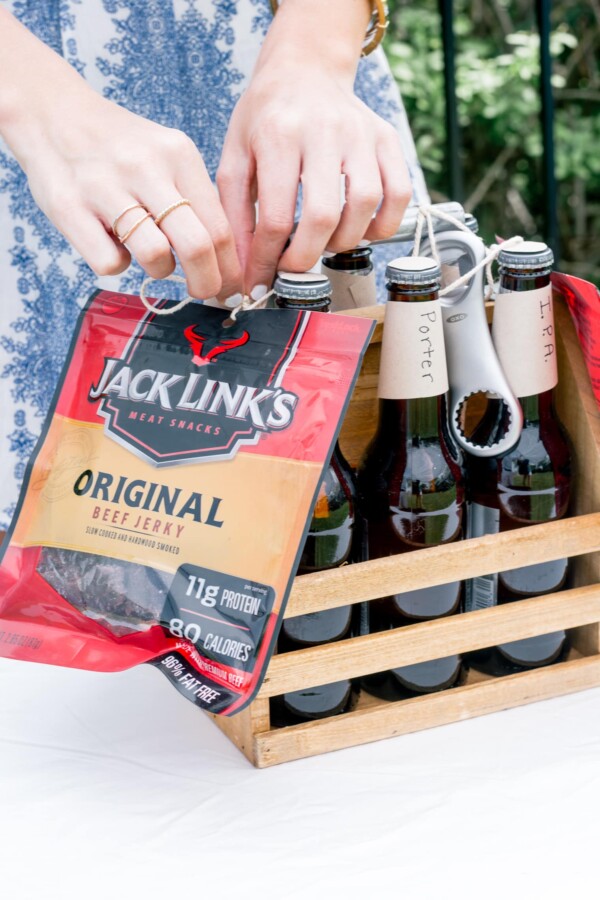 A Simple DIY Craft Beer Gift Basket