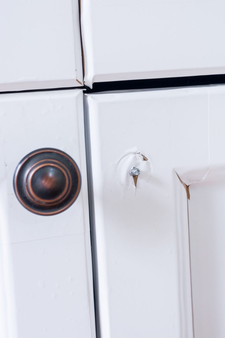 How to Make Over a Kitchen With Contact Paper: Covering Cabinets ...