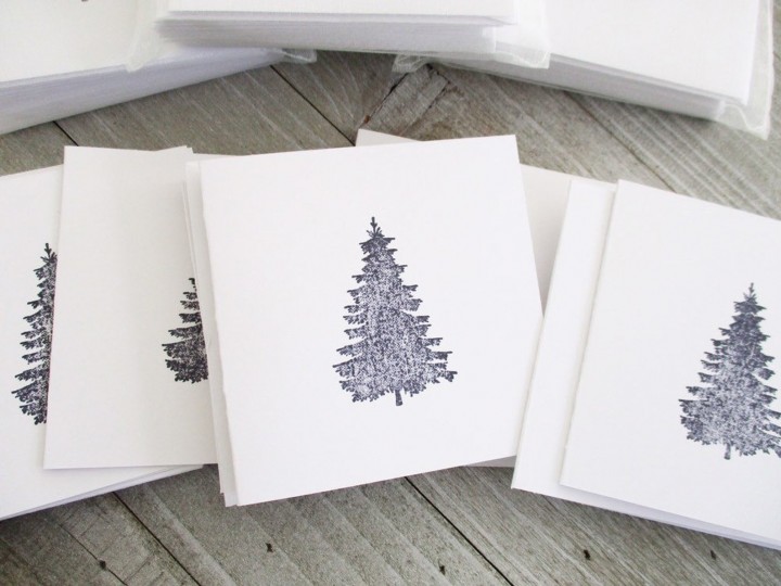 The Prettiest Rustic Christmas Cards To Order Online