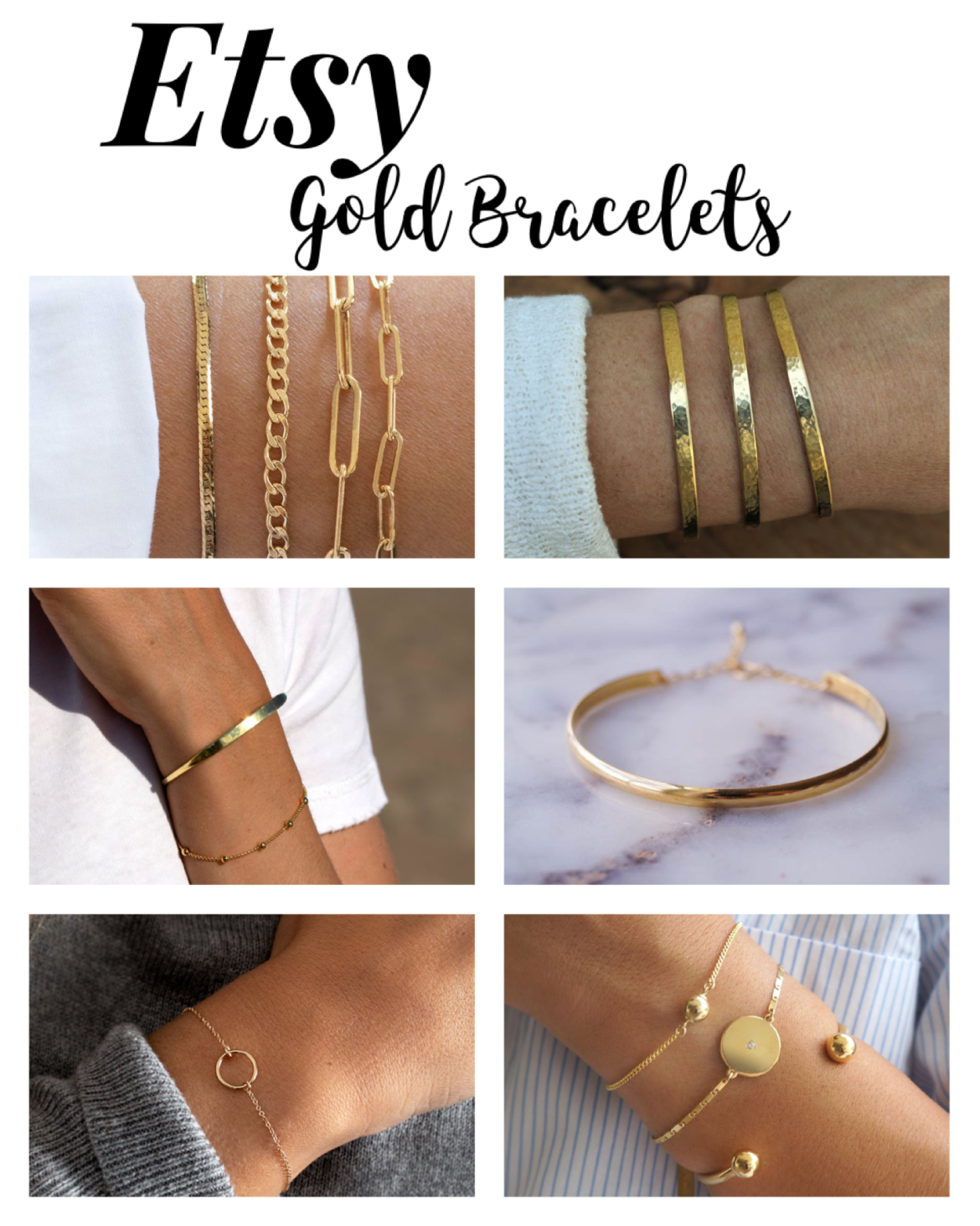 Etsy Gold Jewelry Essentials