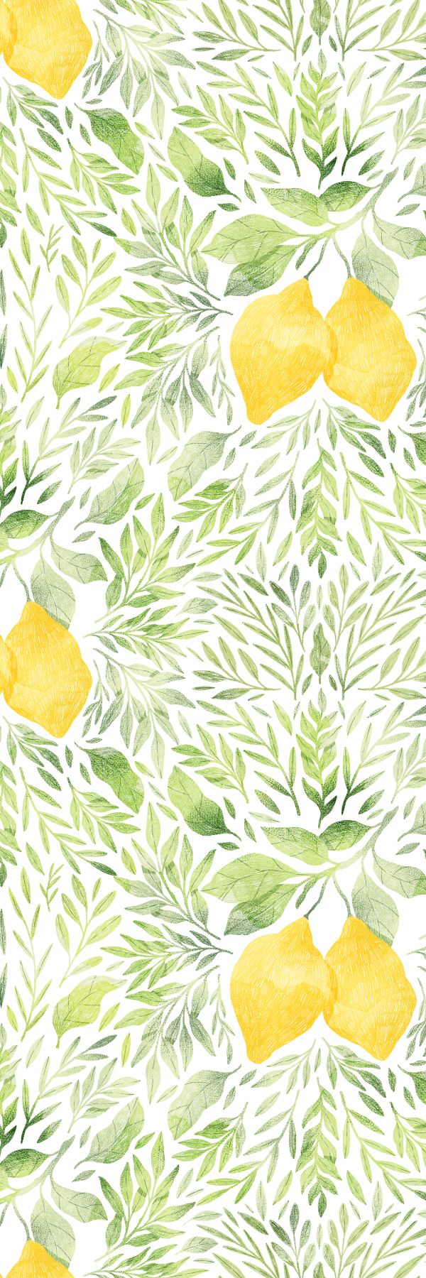 Green and Yellow Natural Lemon Bookmark