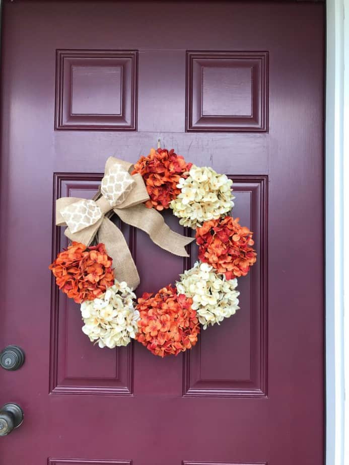 35+ Simple Fall Wreaths For The Front Door On Etsy