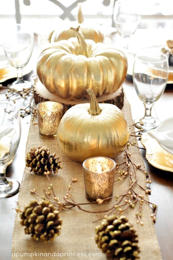 35+ Glam Thanksgiving Decorations and Inspiration Photos