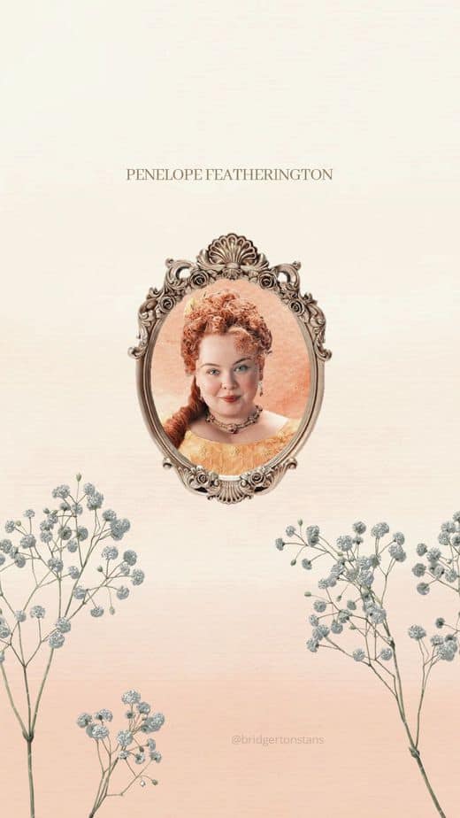 wallpaper penelope featherington • bridgerton