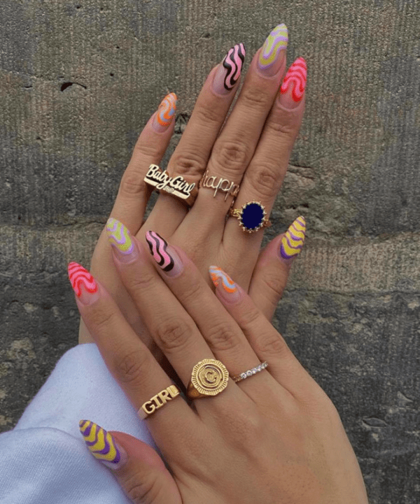 40+ Abstract Nail Art To Inspire Your Next Manicure