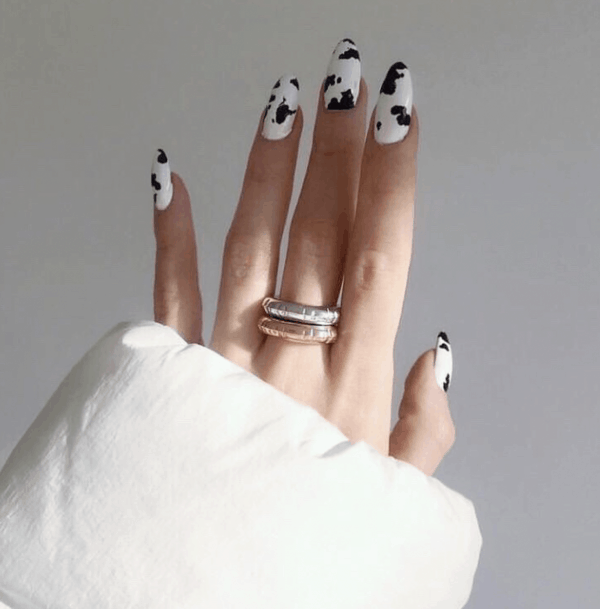 45+ Examples Of Ultra-Trendy Cow Print Nails