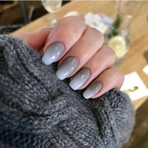 40+ Examples Of Grey & Silver Nails For A Cool Manicure
