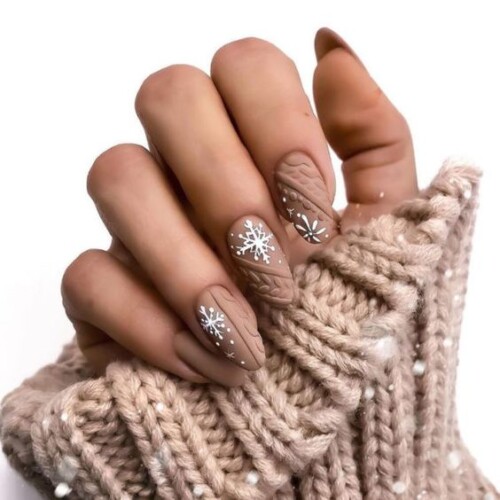 45+ Cable Knit Sweater Nails: A Trend Worth Trying This Year