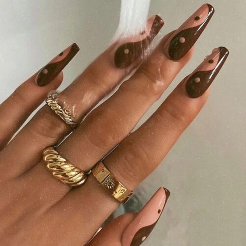 45+ Gorgeous Brown Nails That Are Perfect For Cold Weather