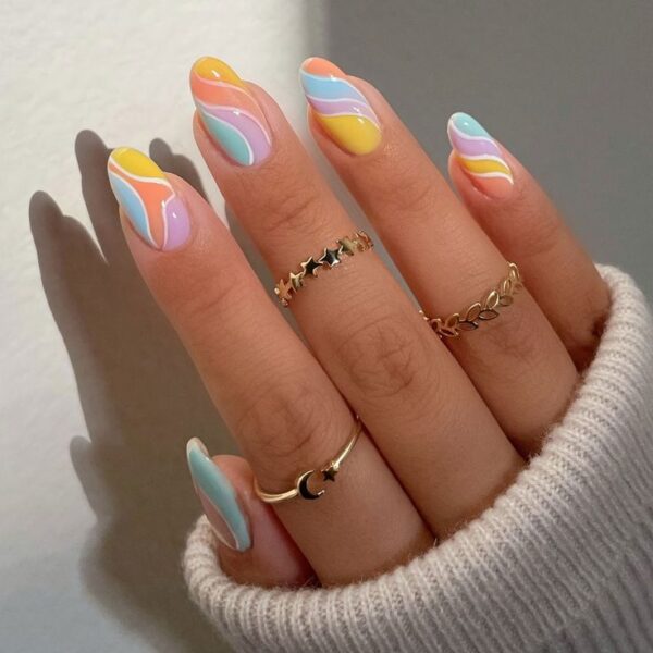 55+ Oval Nails That Are Hot Right Now | Designs For Oval Nails