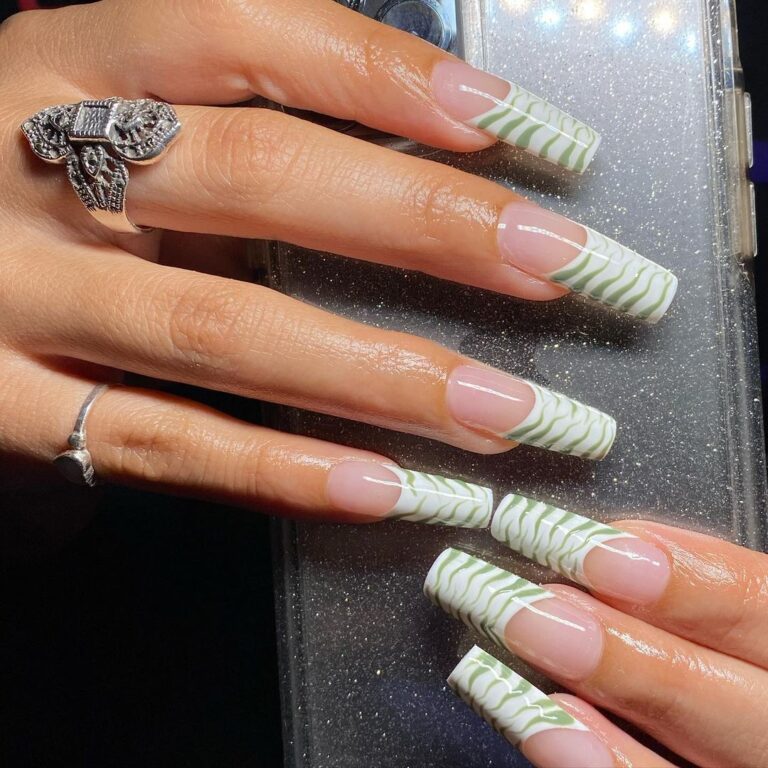 40+ Zebra Nails That Are Super IN Right Now