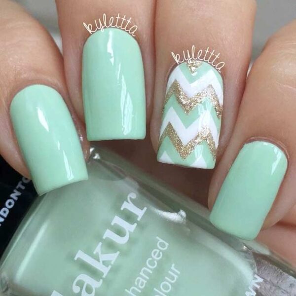 45+ Gorgeous Mint Green Nails To Try This Year For A Fresh Manicure