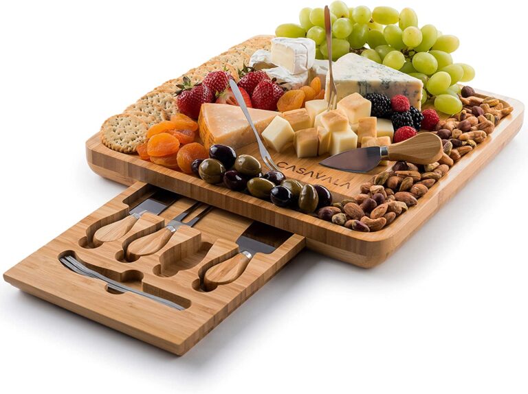 Bamboo Cheese Board Set