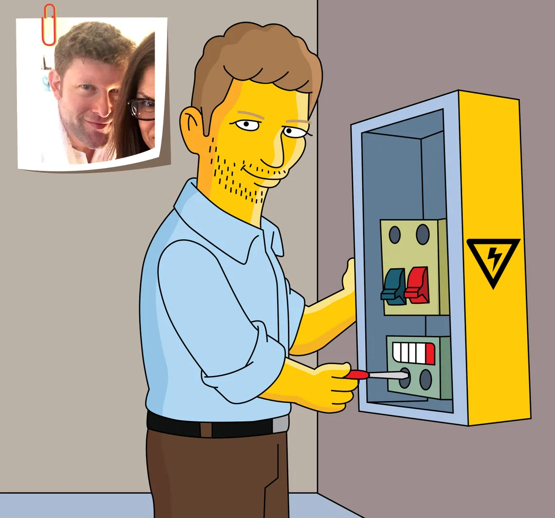Custom Portrait as Yellow Cartoon Character
