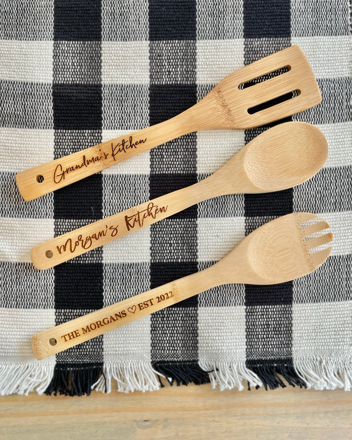 Custom Wooden Spoon Set