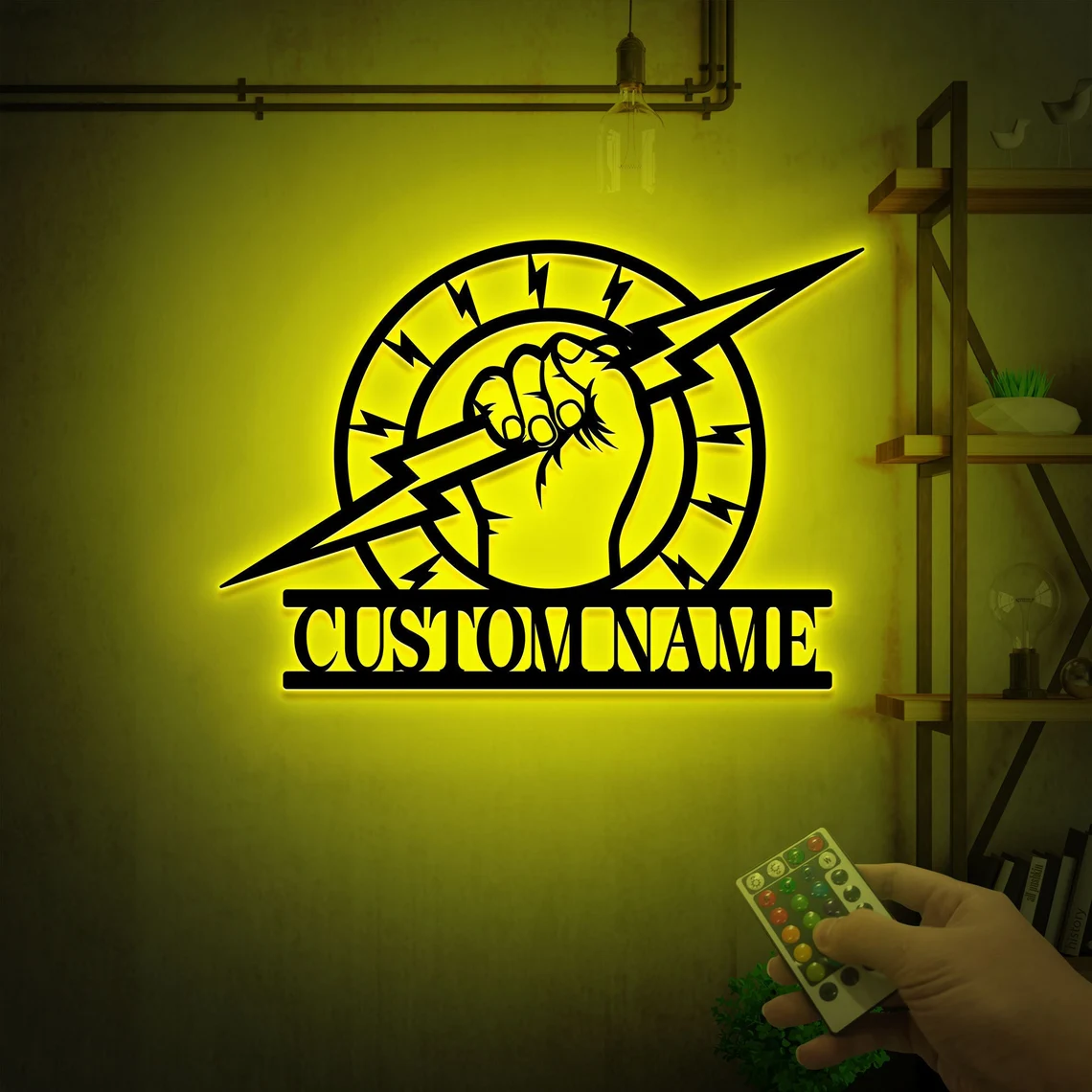 Electrician Custom Name Sign