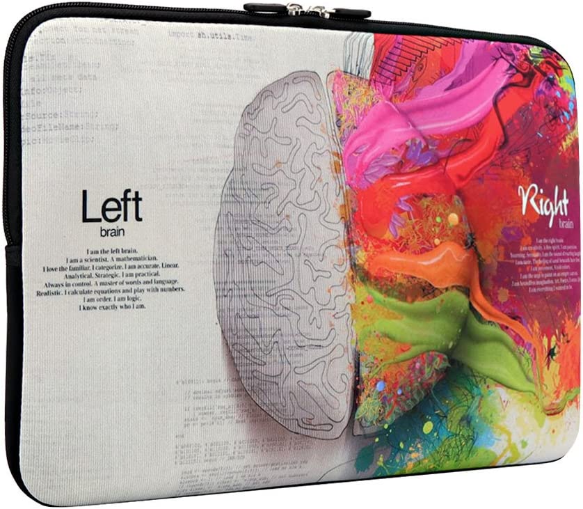 Left and Right Brain Macbook Sleeve