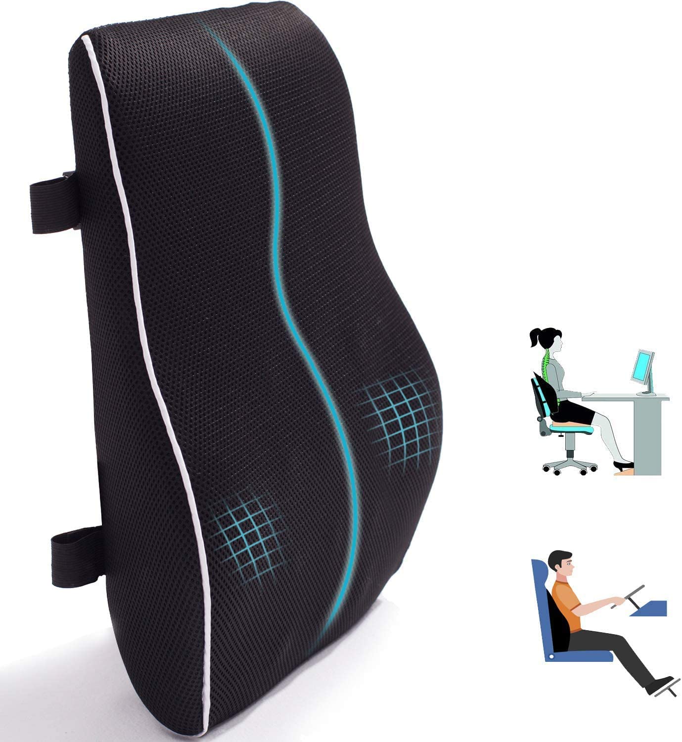 Memory Foam Back Cushion