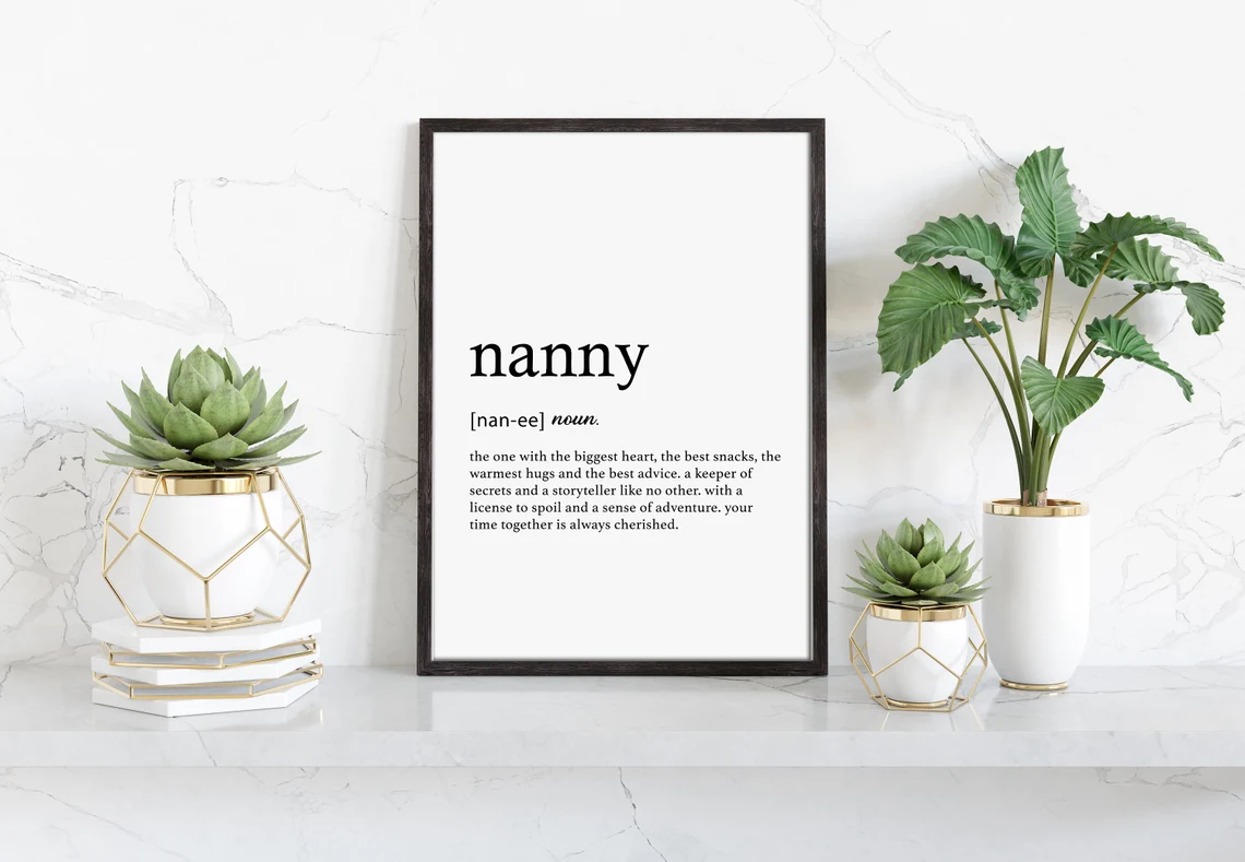 Nanny Definition Print