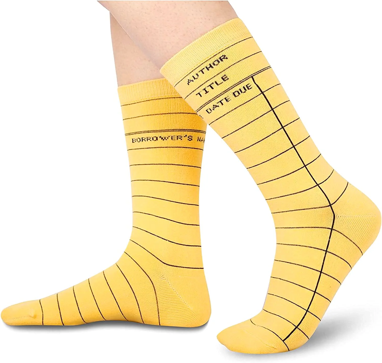 Library Card Socks
