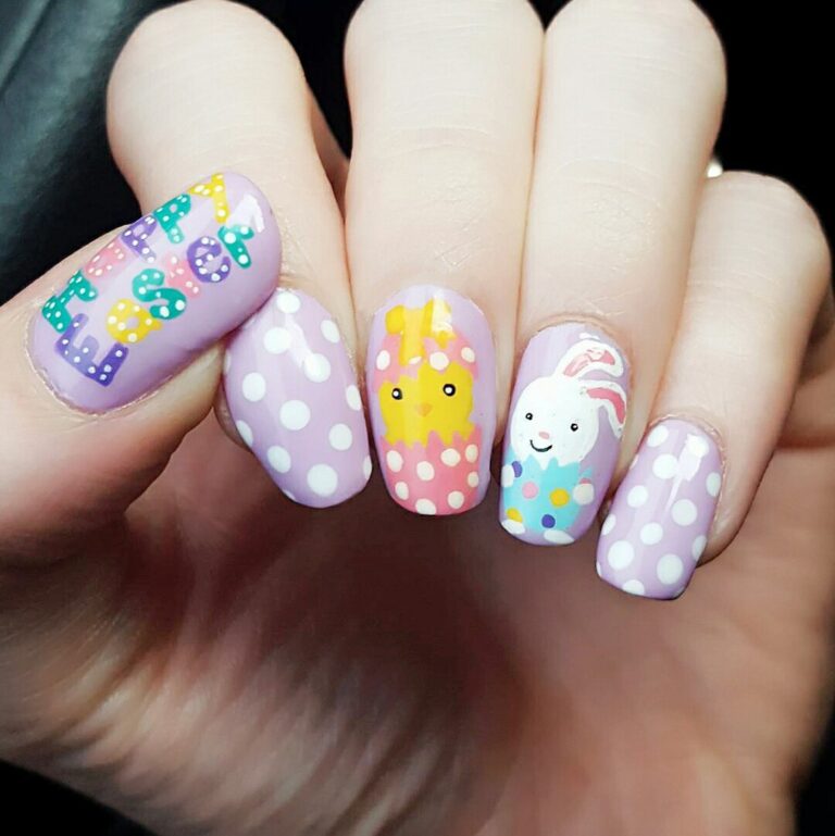 55+ Chic Easter Nails To Try This Spring | Spring Nails For Easter