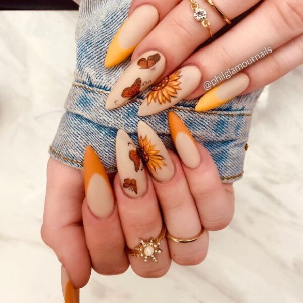 45+ Stunning September Nails To Try This Fall | Chasing Daisies