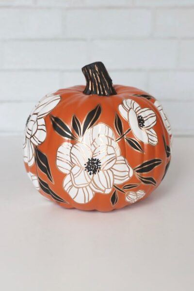 55+ Easy Pumpkin Painting Ideas To Try This Fall | Chasing Daisies