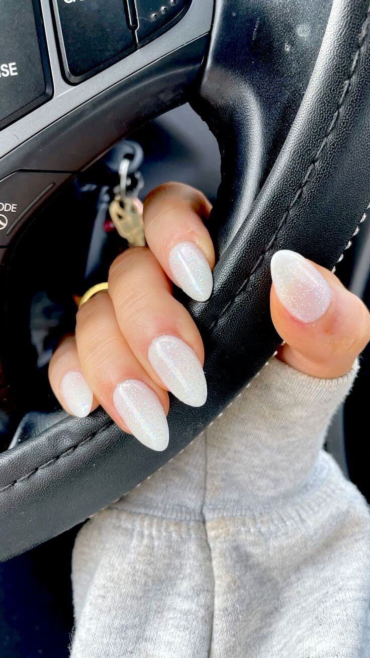 45+ Clean White Nails To Copy